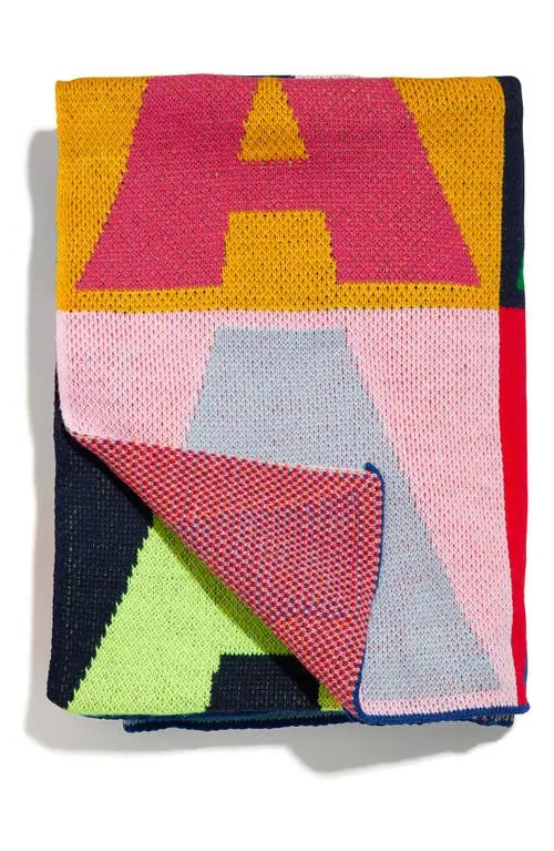 Baublebar Squared Up Throw Blanket - Rainbow-s