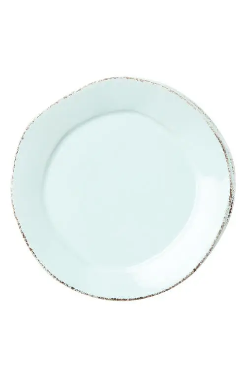 VIETRI Lastra Stoneware Salad Plate - Aqua