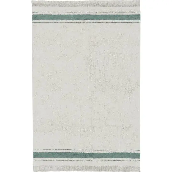 LORENA CANALS Gastro Washable Cotton Blend Rug - Vintage Blue