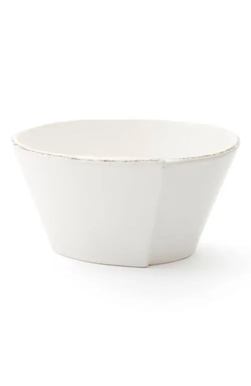 VIETRI Lastra Cereal Bowl - White
