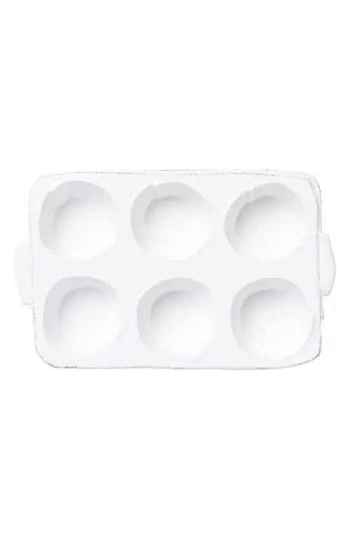 VIETRI Lastra Stoneware Muffin Tray