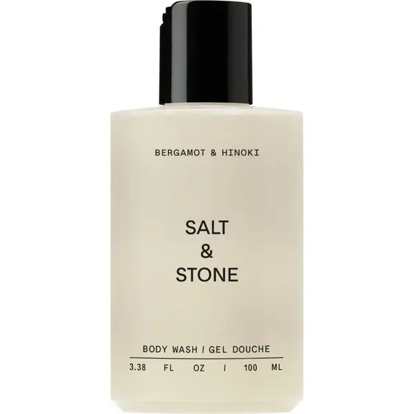 SALT & STONE Bergamot & Hinoki Body Wash - Travel