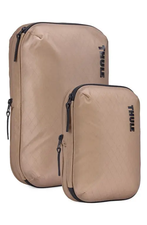 Thule Two-piece Compression Packing Cube Luggage Set - Gentle Beige