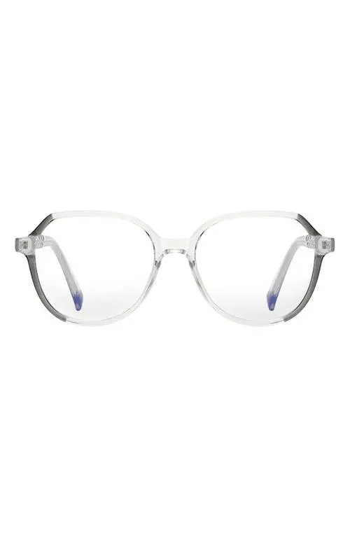 FIFTH & NINTH Nelli Round Blue Light Blocking Eyeglasses - Transparent Grey