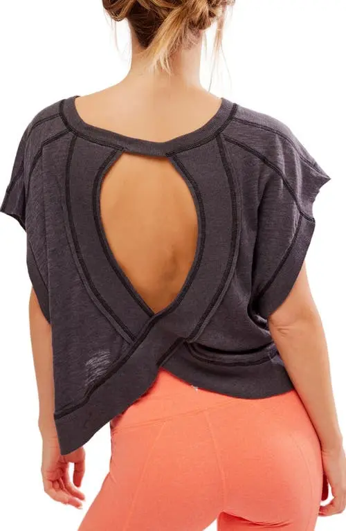Free People My Tee Time T-shirt - Black