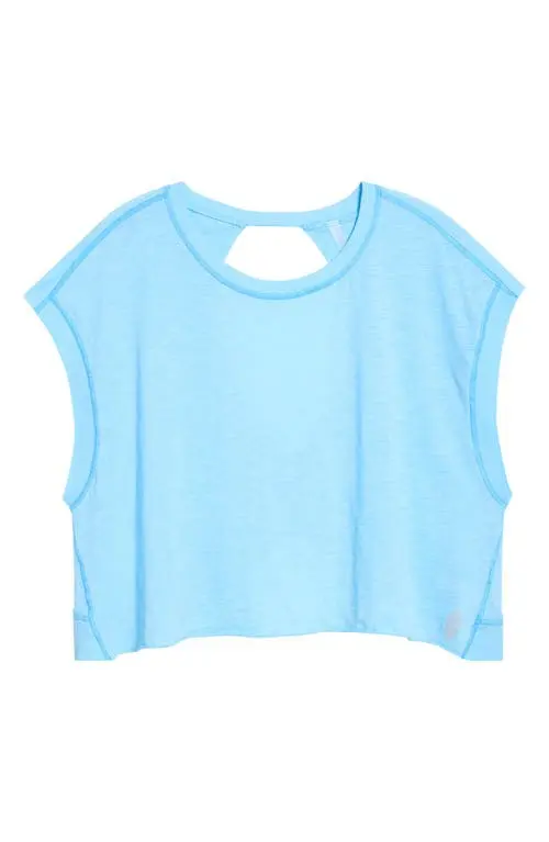 Free People My Tee Time T-shirt - Bright Blue
