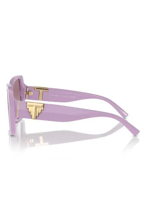 Tiffany & Co. 129mm Gradient Pillow Sunglasses - Violet