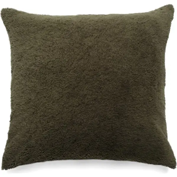 HOMMEY Essential Fleece Pillow Cover - Olive
