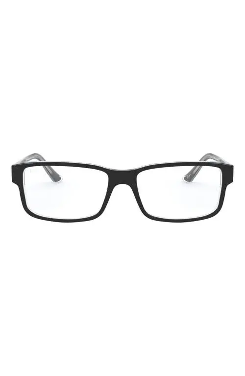 Ray-ban 54mm Square Eyeglasses - Black