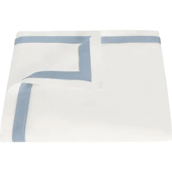 MATOUK Ambrose Duvet Cover - Bone/ Hazy Blue