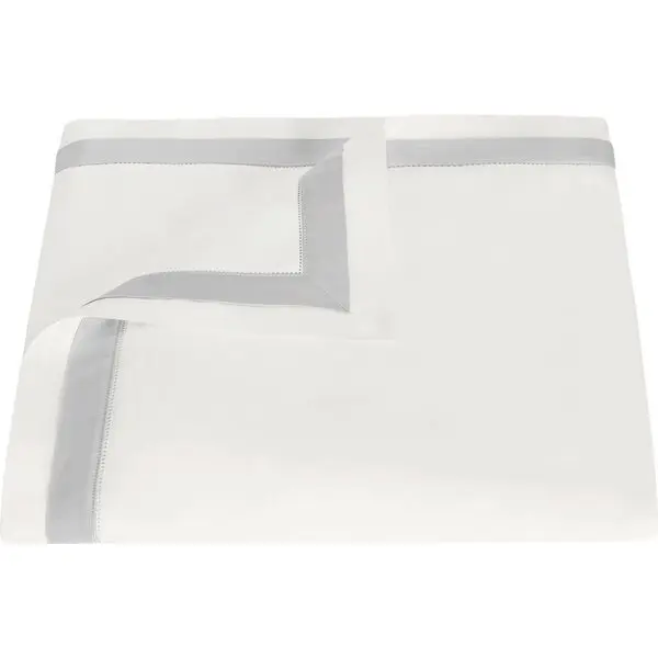 MATOUK Ambrose Duvet Cover - Bone/silver