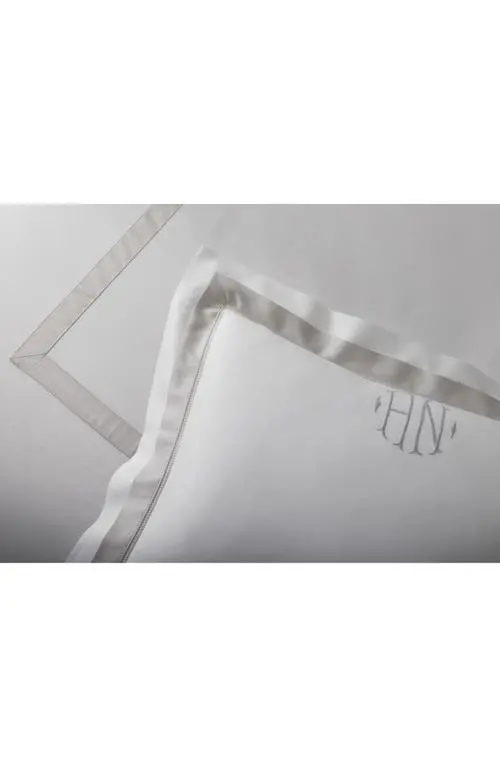 MATOUK Ambrose Duvet Cover - Bone/silver