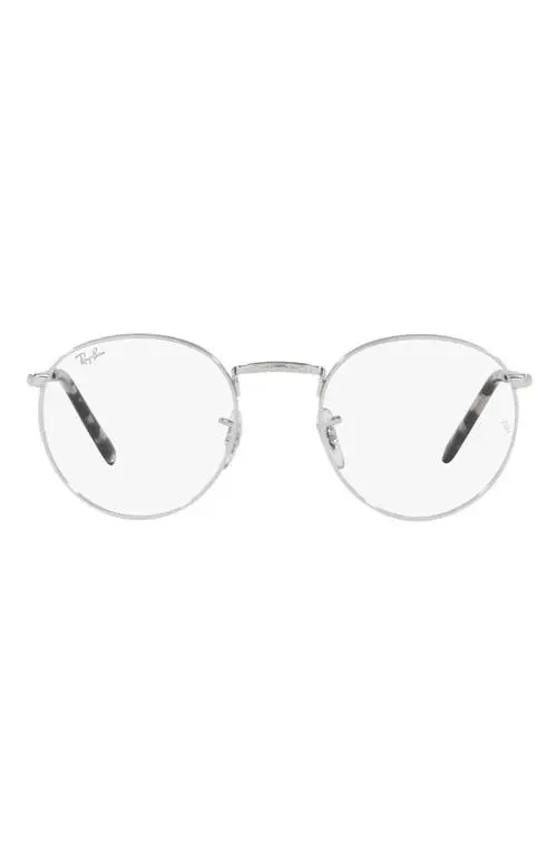 Ray-ban 53mm Phantos Optical Glasses - Silver