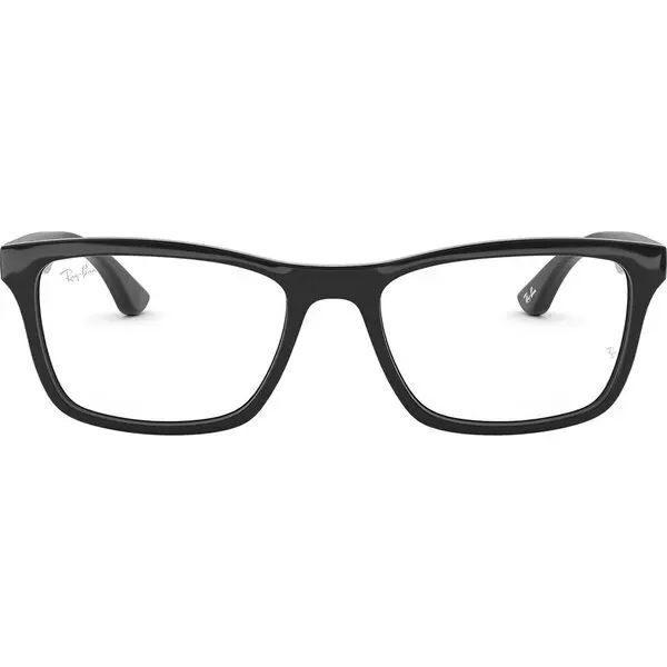 Ray-ban 55mm Square Eyeglasses - Black