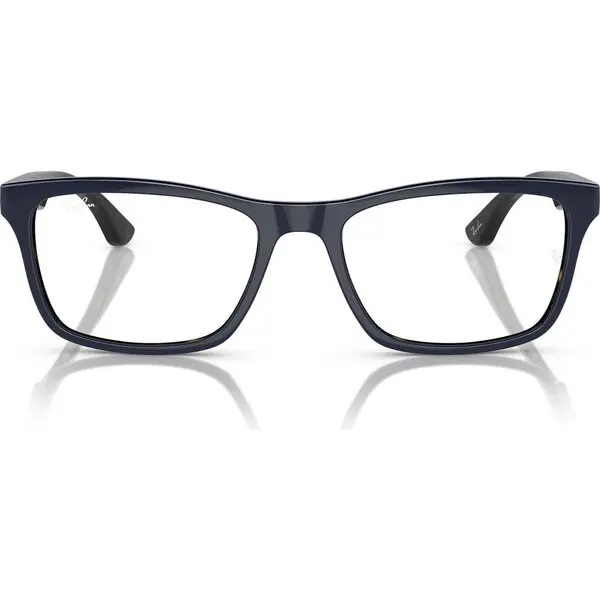 Ray-ban 55mm Square Eyeglasses - Blue