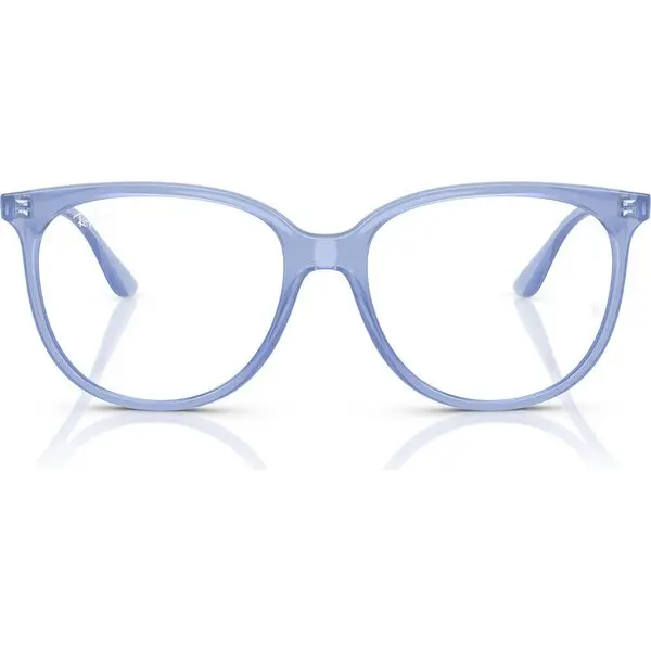 Ray-ban 52mm Square Optical Glasses - Blue