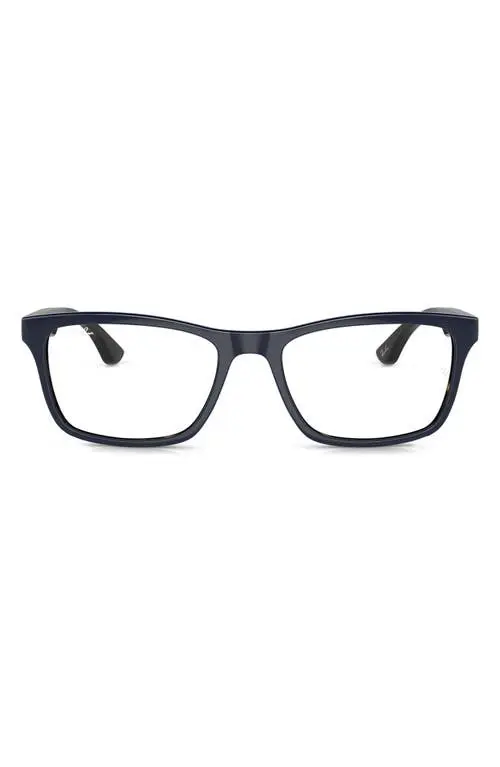 Ray-ban 57mm Square Eyeglasses - Blue