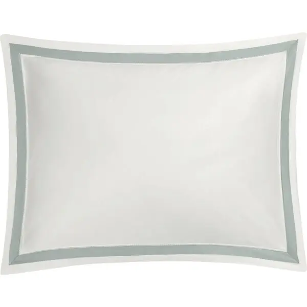 MATOUK Ambrose Pillow Sham - Bone/ Celadon