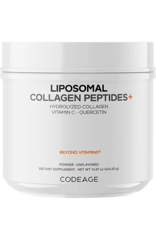 CODEAGE Liposomal Collagen Peptides Powder + Vitamin C - White