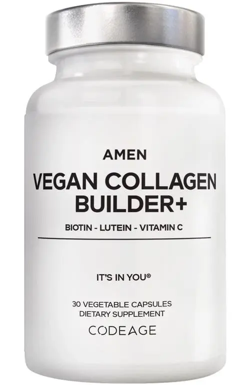 CODEAGE Amen Vegan Collagen Builder Supplement - White