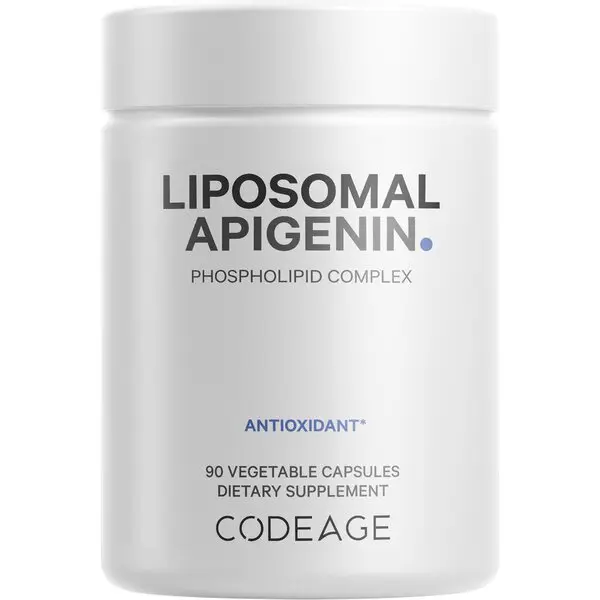 CODEAGE Liposomal Apigenin Daily Flavonoid Chamomile Supplement - White