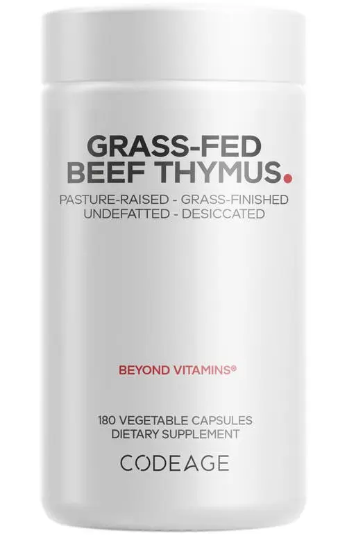 CODEAGE Grass-fed Beef Thymus Glandular Supplement - White