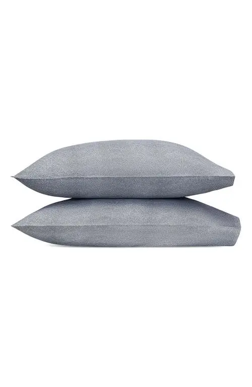 MATOUK Jasper Set Of 2 Cotton Sateen Pillowcases - Charcoal