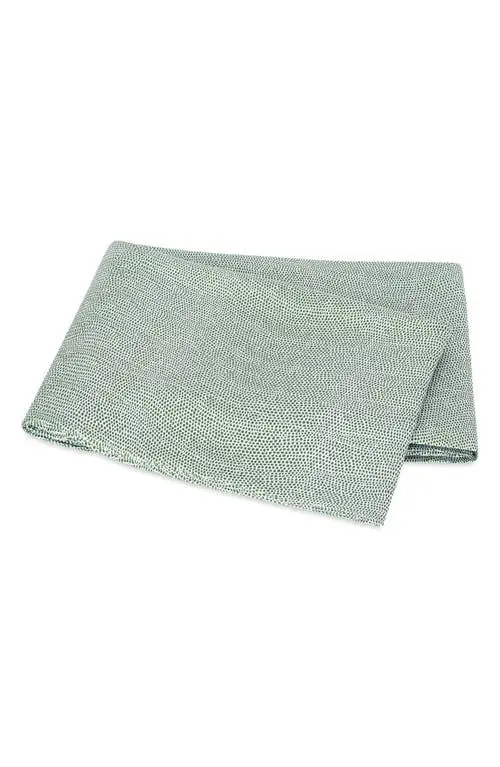 MATOUK Jasper Cotton Sateen Flat Sheet - Green