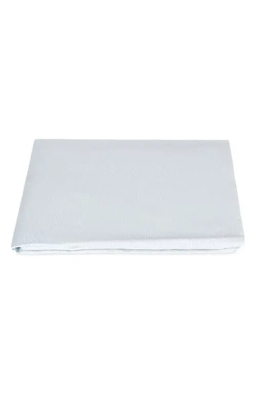 MATOUK Jasper Cotton Sateen Fitted Sheet - Pool