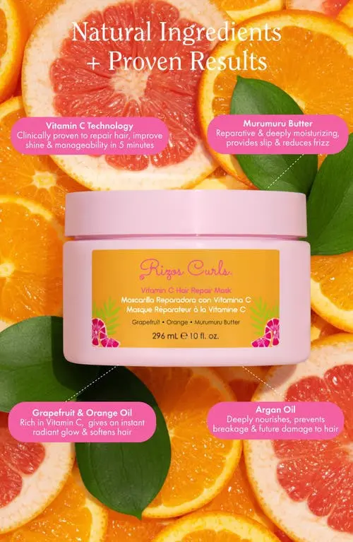 RIZOS CURLS Vitamin C Hair Repair Mask
