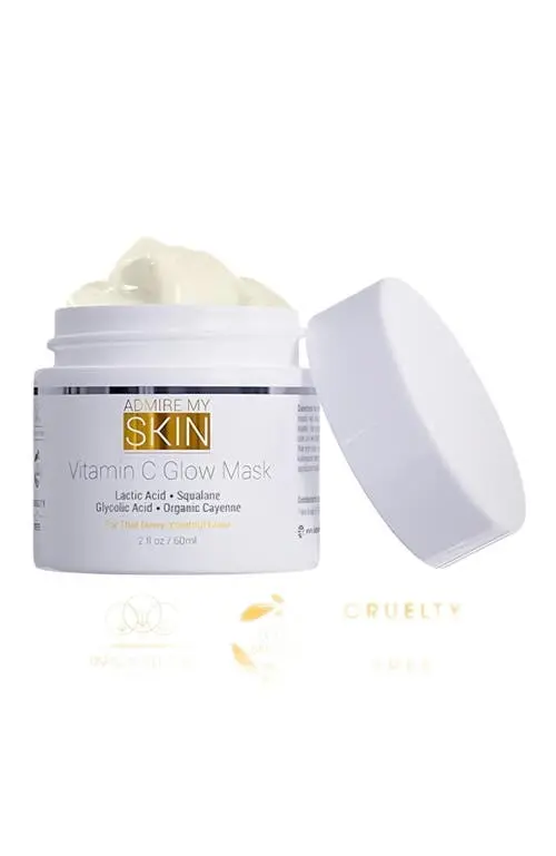 ADMIRE MY SKIN Vitamin C Glow Mask For Brighteningcontains Glycolic And Lactic Acids - Clear