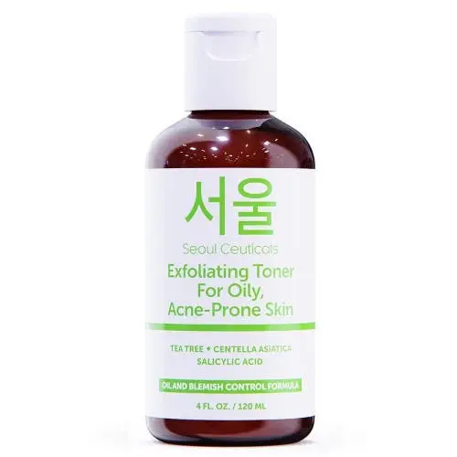 SEOUL CEUTICALS Korean Skincare Exfoliating Toner For Oily - Clear
