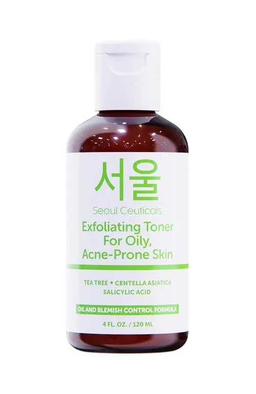 SEOUL CEUTICALS Korean Skincare Exfoliating Toner For Oily - Clear