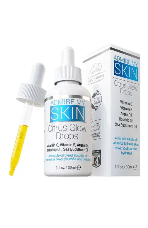 ADMIRE MY SKIN Citrus Glow Drops Vitamin C Facial Oil - Clear