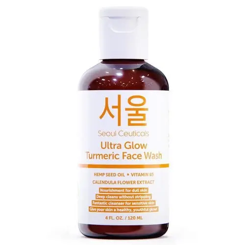 SEOUL CEUTICALS Ultra Glow Korean Turmeric Face Wash - Clear