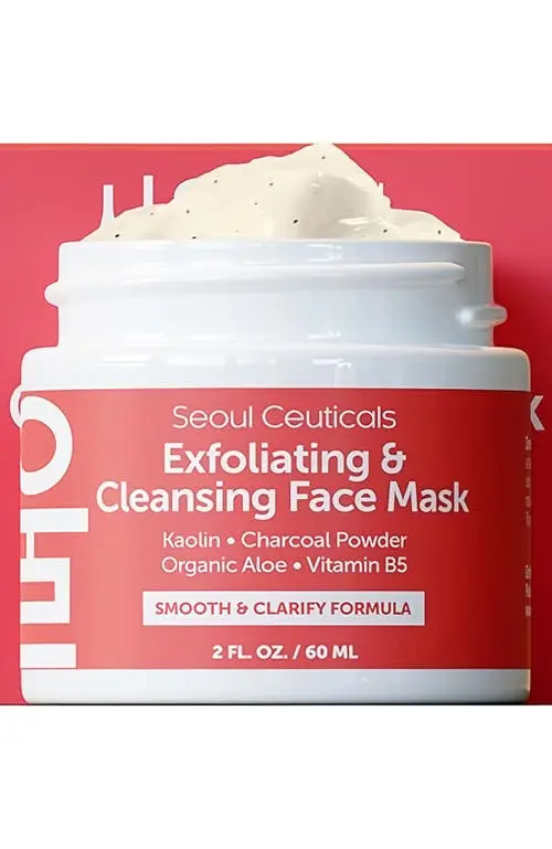 SEOUL CEUTICALS Exfoliating & Cleansing Korean Face Mask - Clear