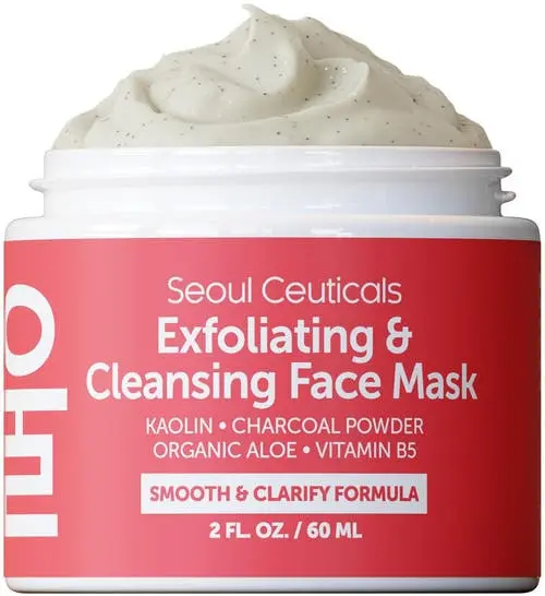 SEOUL CEUTICALS Exfoliating & Cleansing Korean Face Mask - Clear