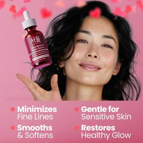 SEOUL CEUTICALS Korean Skincare Ultra Retinol Night Serum