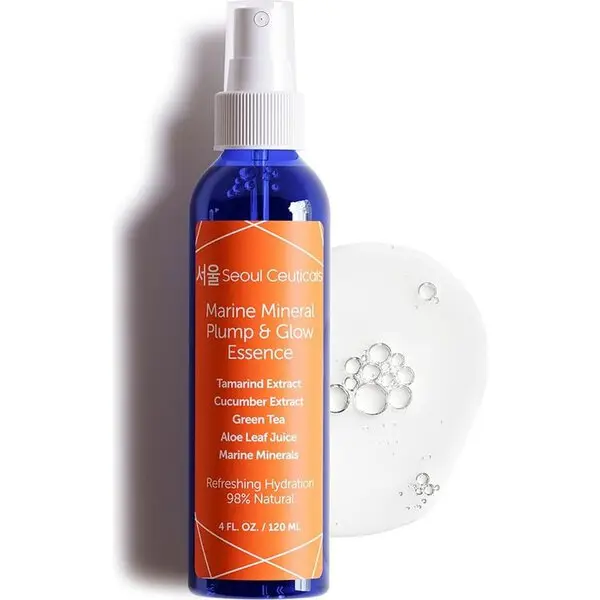 SEOUL CEUTICALS Korean Skincare Marine Mineral Pump & Glow Essence - Clear