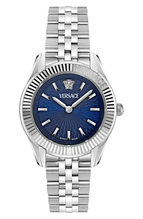 Versace Greca Time Bracelet Watch - Stainless Steel