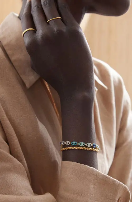 Baublebar Crystal Evil Eye Bracelet