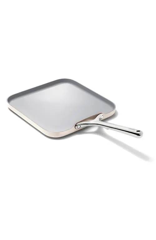 CARAWAY 11" Ceramic Nonstick Square Griddle - Cream