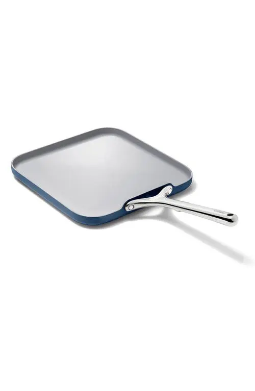 CARAWAY 11" Ceramic Nonstick Square Griddle - Navy