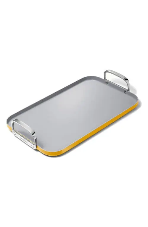 CARAWAY Ceramic Nonstick Double Burner Griddle - Marigold