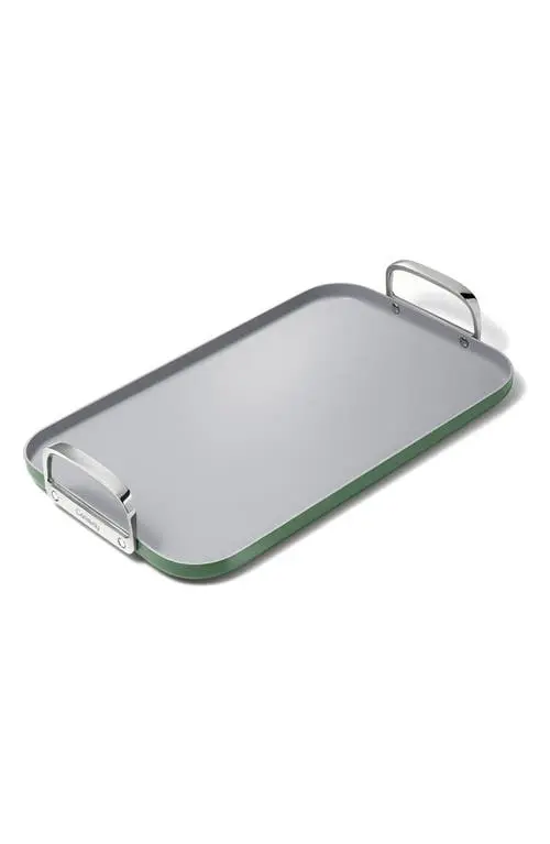 CARAWAY Ceramic Nonstick Double Burner Griddle - Sage