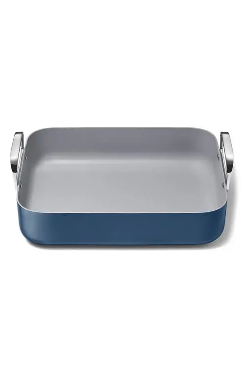 CARAWAY Ceramic Nonstick Roasting Pan & Wire Rack - Navy