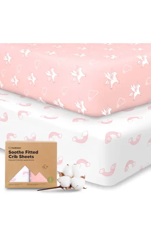 KEABABIES Soothe Fitted Crib Sheet - Dreamland