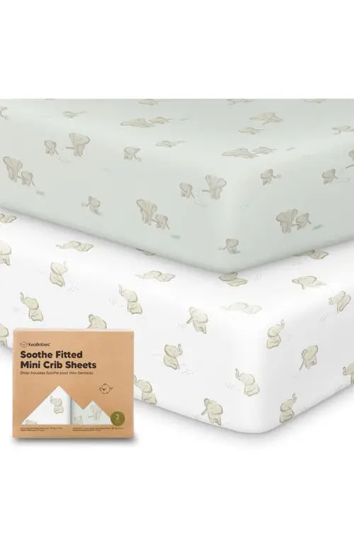 KEABABIES Soothe Fitted Crib Sheet - Elly