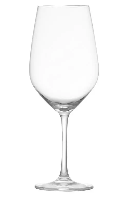FORTESSA Schott Zwiesel Set Of 6 Forté Red Wine Glasses - Clear