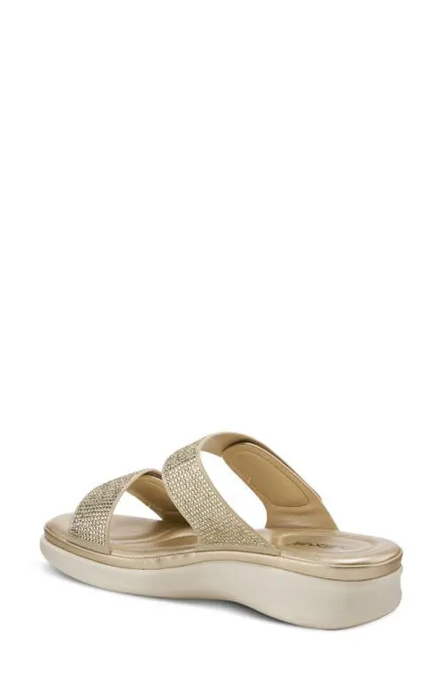 SPRING STEP SHOES Bling Sandal - Soft Gold